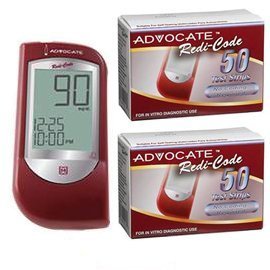 Amazon.com: Advocate Redi-Code Plus Speaking Glucose Meter Kit Combo ...