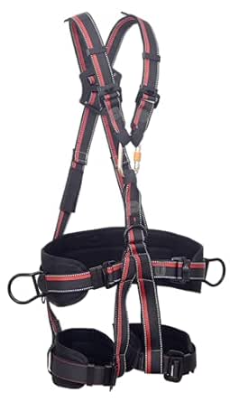 Karam Full Body Adjustable Work Positioning Safety Harness with Padded ...
