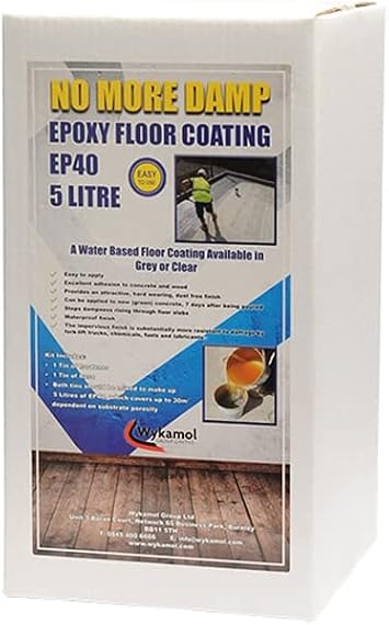 Homecare Essentials Wykamol EP40 Epoxy Floor Coating 5 Litre 2 Part ...
