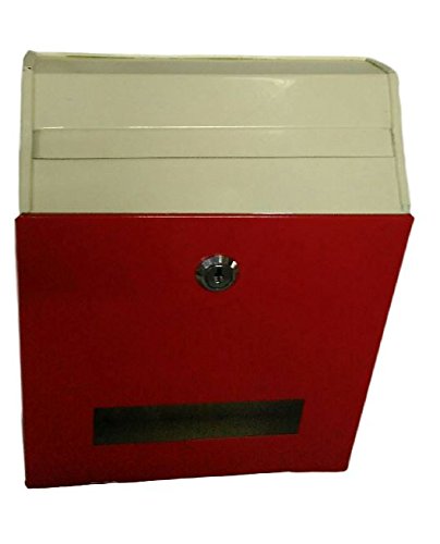 Metal Letter Box (Red & Ivory) : Amazon.in: Home & Kitchen