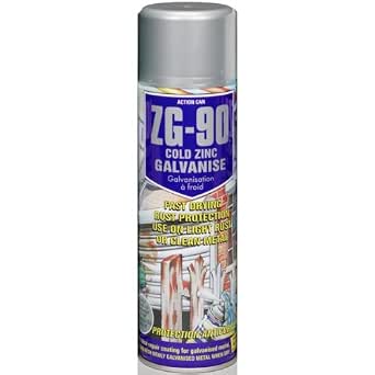 ZG-90 Cold Zinc Galvanising Spray 500ml : Amazon.co.uk: DIY & Tools