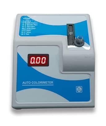 LABSOUL Auto Zero photo Colorimeter 8 Filter Range 400-700 nm White ...