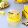 Ceramic Butter Dish with Lid and Knife Porcelain Butter Container with ...