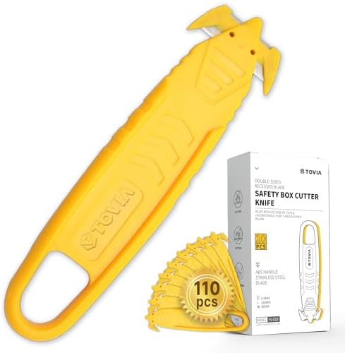 110-Pack Box Cutter Safety Knife - Safety Utility Cutter and Package ...