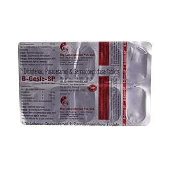 B-Gesic-SP - Strip of 10 Tablets : Amazon.in