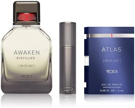 Amazon.com : TUMI Awaken Distilled [08:00 GMT] - Extrait De Parfum For ...