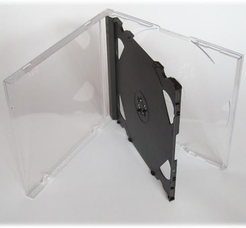 Tillmann Media CD-Leerhüllen Jewelcase 10mm für 3 CD/DVD, Deckel und ...