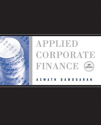 Amazon.com: Applied Corporate Finance: 9780470384640: aa: Books