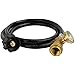 Amazon.com : Solimeta 5 Feet Propane Tank Extension Hose with Gauge ...