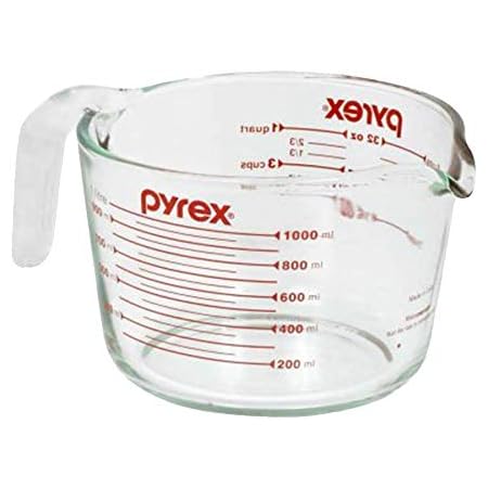 Buy Pyrex Glass Measuring Cup Set (3-Piece, Microwave and Oven Safe),Clear Online at Low Prices ...