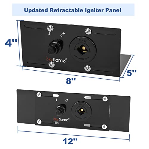 Snapklik.com : Skyflame Fire Pit Gas Burner Spark Ignition Kit ...