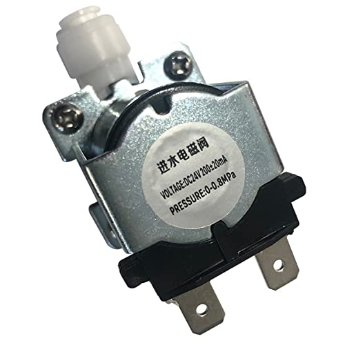 XINWOO Water Solenoid Valve,DC 24V 1/4 Inch Tube OD,Quick Connect ...