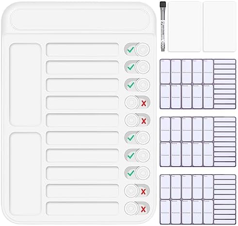Dry Erase Chore Chart for Kids to Do List Magnetic Checklist Board ...