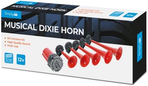Simply Auto DIX01 Musical Dixie Horn 12V for Cars, Trucks, Vans ...