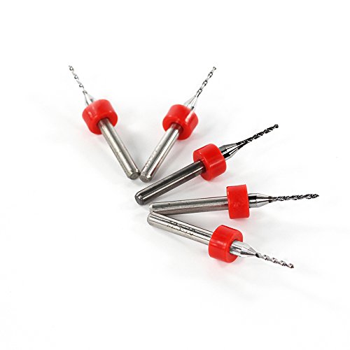 Generic 10 pieces/lot PCB Micro Drill bit set CNC Mini Solid Carbide ...