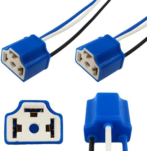 Amazon.com: AUTO OCCASION H4 Pigtail Headlight Socket H4 Connector ...