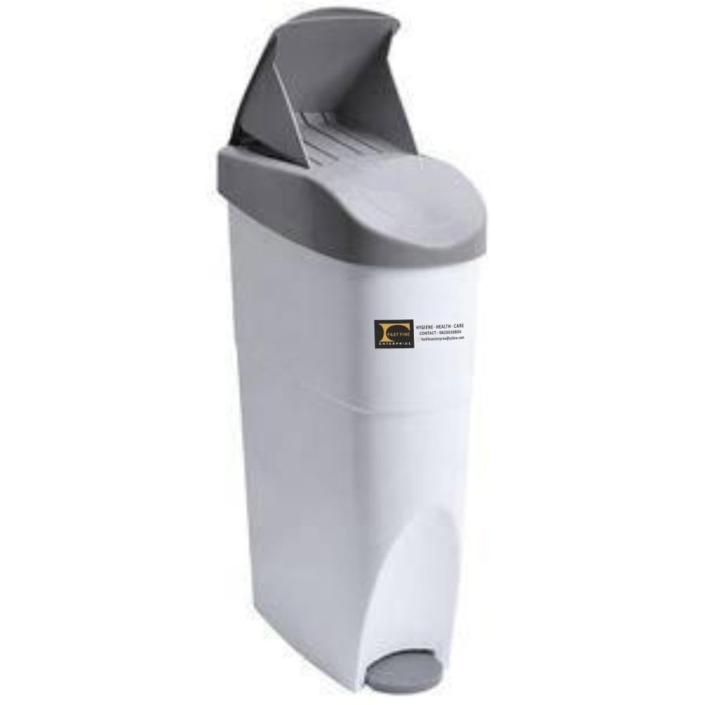 Fast Fine famine hygiene Sleek Plastic ABS Step-On Lady Sanitary Bin ...
