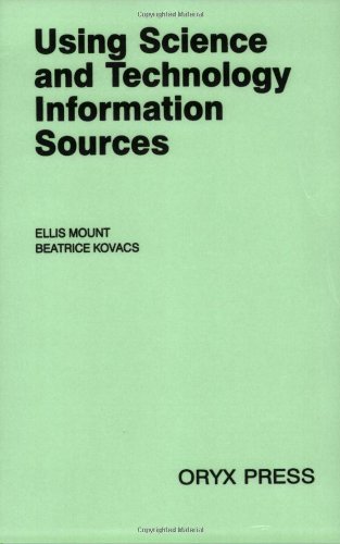 Using Science and Technology Information Sources : Mount, Ellis: Amazon ...