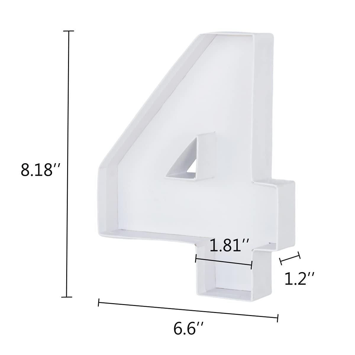 Snapklik.com : WENPACK 8 Small Fillable Cardboard Number Shaped Paper ...