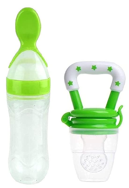 Buy CHILDCHIC Soft Silicone Squeeze Serial Feeding Bottle & Babies ...