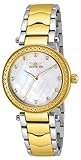 ・ブランド:Invicta(インビクタ)・製造元:Invicta・モデル:23965・製造元/メーカー部品番号:23965・ゴールドの針と12個のクリスタルマーカー。 ゴールドトーンとシルバートーンのステンレススチールバンド、プッシュダウン...