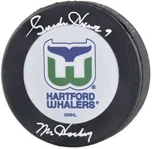 Amazon.com: Howe, Gordie Auto "mr Hockey" (whalers) Hockey Puck ...
