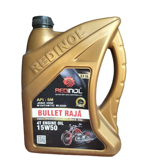 REDINOL Engine Oil For LMV Bullet Raja 15W-50 (2.5L) : Amazon.in: Car ...