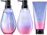 ・ブランド:hiritu・製造元:株式会社magicnumber・製造元/メーカー部品番号:HRT-BRSHTHMKS01-MST・✅内容量：シャンプー410mL、トリートメント410mL、ヘアマスク180g・🌼甘く上品な「アプリコット＆ジ...