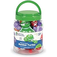 Amazon.com: Learning Resources Number Turtles Set - 15 Pieces, Ages 18 ...
