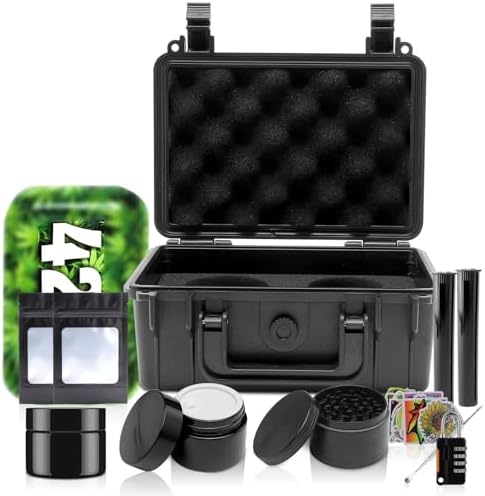 Amazon.com: INFINITKIN XL Smell Proof Box | Lockable Smell Proof Stash ...