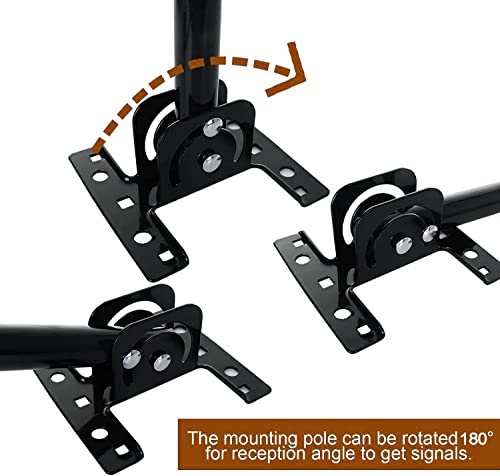 Snapklik.com : Adjustable Outdoor Antenna Mounting Pole - Universal J ...