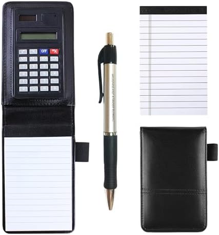 Elezeal Soft Leather A7 Notebook Pocket Refill Notepad Holder Set ...