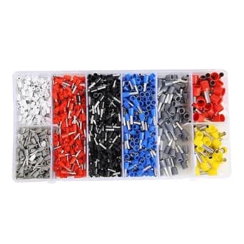 EZ LIVING 1250pcs multicolor wire assortment ferrules kit Wire Ferrules ...