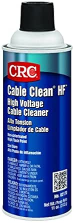 CRC Cable Clean HF High Voltage Liquid Splice Cleaner, 11 oz Aerosol ...