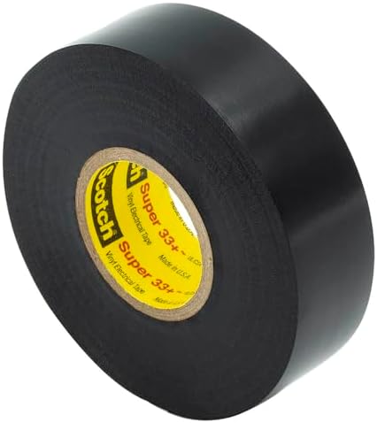 3M Scotch(R) Super 33(TM) Vinyl Electrical Tape, 3/4 in x 52 ft, Black ...