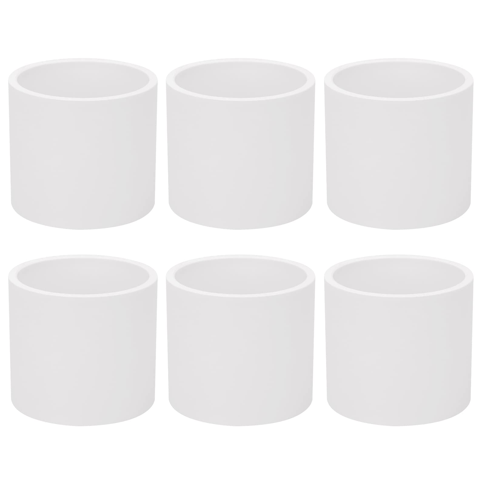 Buy 6Pack 2" PVC Pipe Coupling Adapter Pipe Fittings (Socket x Socket ...