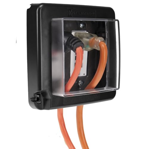 Intermatic WP7200BL Low-Profile In-Use Weatherproof Cover, Black ...