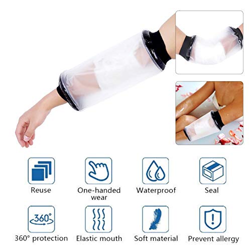 koulate Arm Cast Cover,Waterproof Seal Tight Adult Arm Cast and Bandage ...