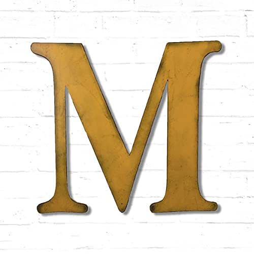 Amazon.com: Metal Letter M - 12", 16", 22", or 30" tall - Handmade ...