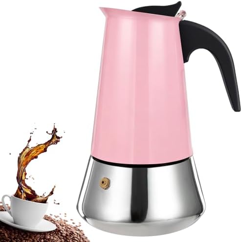 Amazon.com: DITOSH 6 Cup Stovetop Espresso Maker Stainless Steel Moka ...