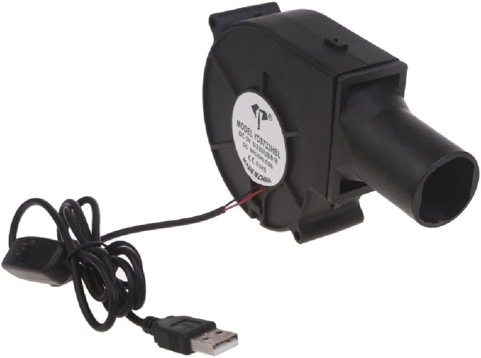 Amazon.com: Whigetiy DC9733 5V USB Brushless Cooling Blower Fan Blower ...