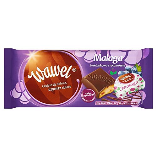 Wawel Schokolade ''Malaga'' 100g : Amazon.de: Lebensmittel & Getränke