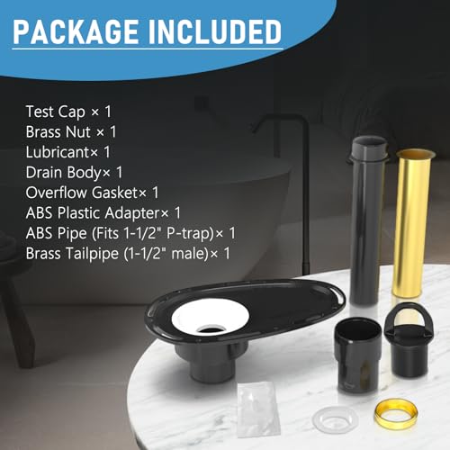 Snapklik.com : Freestanding Tub Drain Kit - Free Standing Tub Drain ...