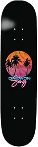 Amazon.com : Thank You Daewon Song Sunset Beams Skateboard Deck - Black ...