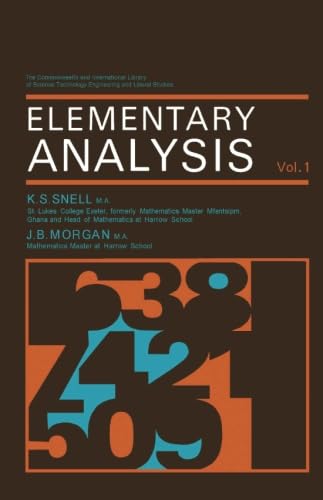 Elementary Analysis: The Commonwealth and International Library ...