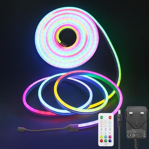 AILBTON Led Neon Rope Lights 10m Flexible Led Rope Lights,Control with ...