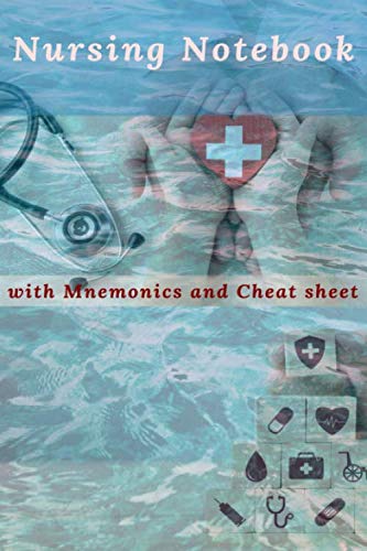Nursing Notebooks with Mnemonics and Cheat sheets - ocean pattern cover ...