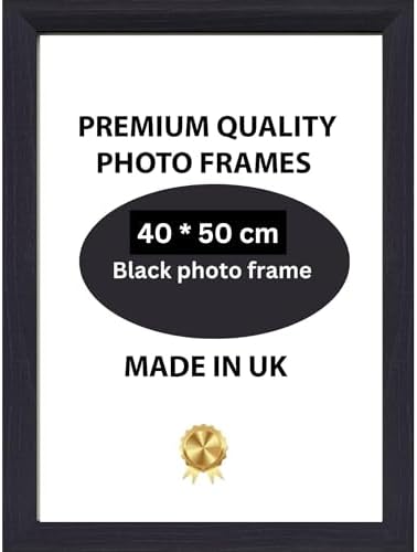 Go Frames 40x50cm Black Poster Frame - Wooden Frames - Large Black ...