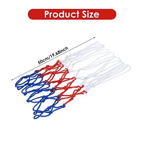 Yolev 2 Heavy Duty Basketball Net Tri-Colored Basketball Nets ...