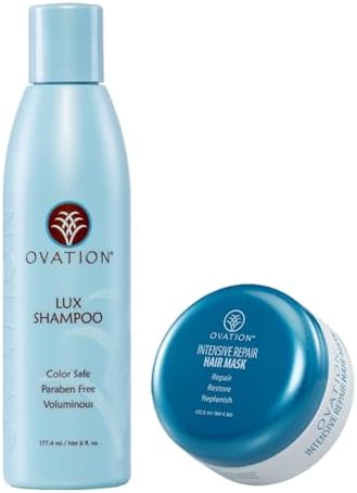 Amazon.com : Ovation Hair Lux Soothing Cleanse & Repair Bundle - 6 oz ...